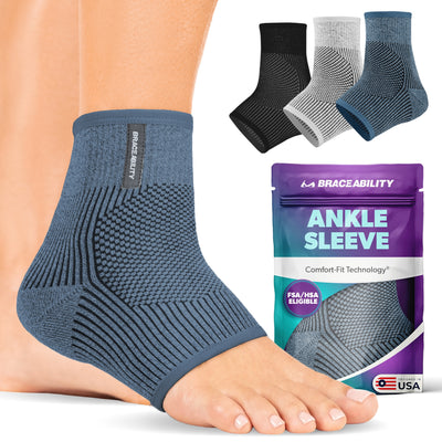 Comfort Knit Ankle Sleeve – Soft, Breathable Support